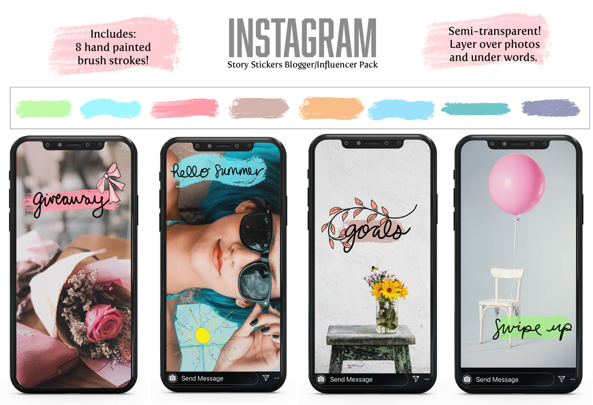 Digital Stickers: for Instagram Stories and Go