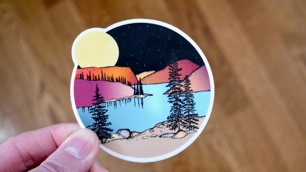 Full Moon Over the Mountains – Roam Wild Designs