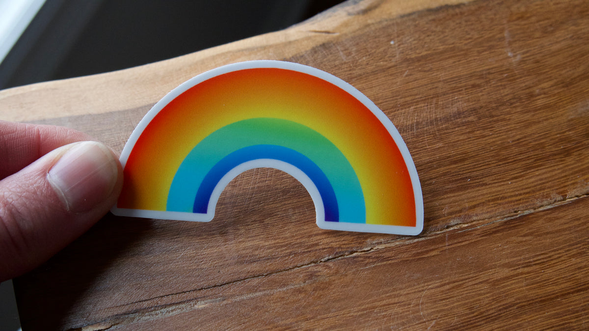 Rainbow Pride Colorful Vinyl Sticker